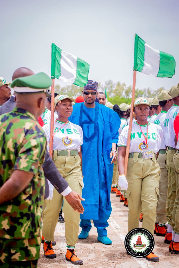 Gwamnan Jihar Katsina ya halarci bikin rufe training din masu yi wa kasa hidima NYSC na Batch B ...